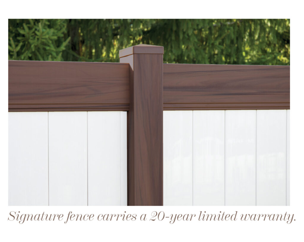 Saratoga Signature - KVT Keystone Vinyl Fence